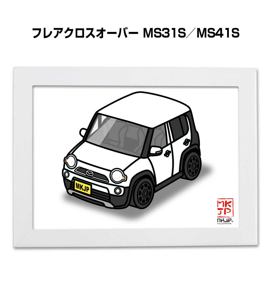 サイズ イラスト寸法：210mm×148mm フレーム寸法：242mm×180mm 材質 イラスト：半光沢紙 フレーム：木製（木端材）20mm幅 透明板：PETシート（0.4mm厚） 裏板・スタンド：MDF 付属品 吊りヒモ 特徴好きな車カ...