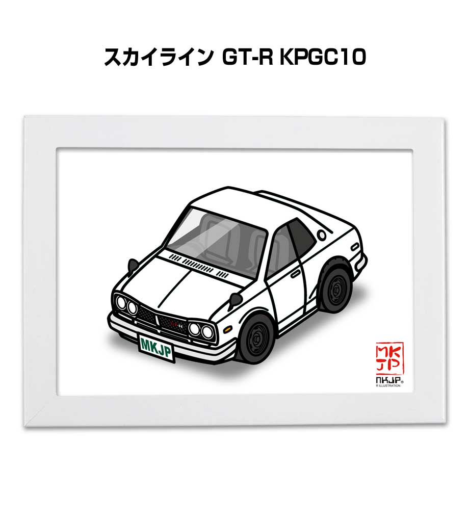サイズ イラスト寸法：210mm×148mm フレーム寸法：242mm×180mm 材質 イラスト：半光沢紙 フレーム：木製（木端材）20mm幅 透明板：PETシート（0.4mm厚） 裏板・スタンド：MDF 付属品 吊りヒモ 特徴好きな車カ...