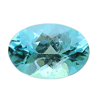 宝石名:トルマリン/ 0.09ct　3.4x2.4x1.8mm/ プロモート名:パライバトルマリン/ 鑑別書の名称:トルマリン(成分分析によりパライバトルマリンのコメントが付く)/ 産地:Mulung Parelihas RGdN ブラジル...