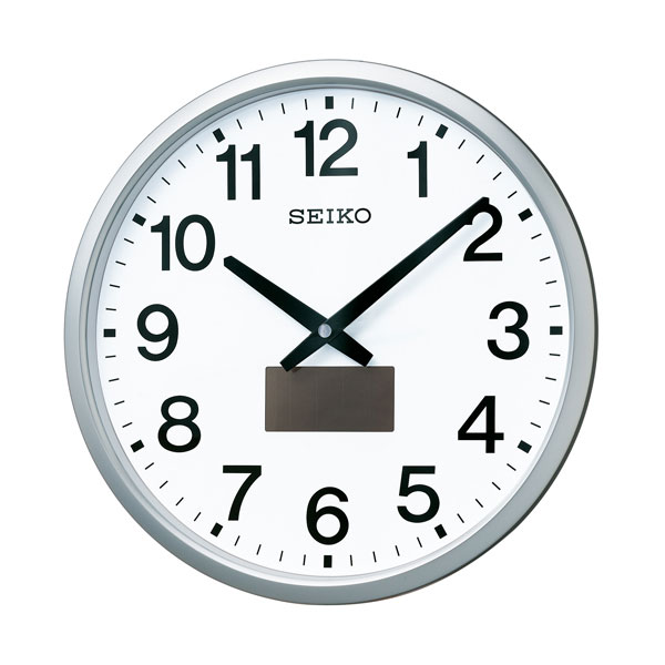 セイコー　SEIKO　ハイブリッドソーラー電波時計 SF242S　壁掛け時計 明るい場所ではソーラーで、暗い場所では電池で動きます（充電はしません） 明るい場所（一般的な家庭の明るい場所（200ルクス程度）で1日あたり8時間以上光を受けた場...