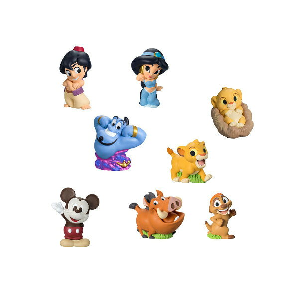 【ディズニーフレンズ　ミニフィギュア2　全8種】 ディズニーキャラクターのソフビコレクション第2弾の登場！ 商品アンケートでもご要望の高かったソフビを、通常の食玩ソフビシリーズよりも大きめのサイズで商品化！ 集めてコレクションしても、お人形...