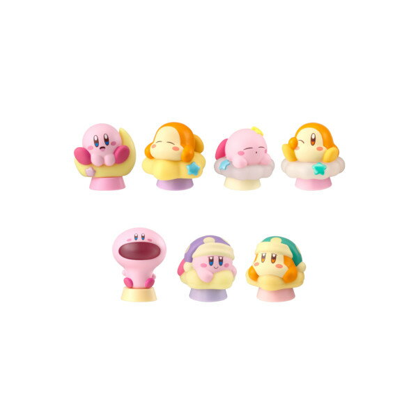 【星のカービィ キャライト　全7種】 スイッチを入れると全体があたたかく光るフィギュア「キャライト」シリーズに『星のカービィ』が登場です！ 月や星といった光に関連するモチーフとカービィたちをフィギュアにしました！ 揃えてコレクションして、飾...