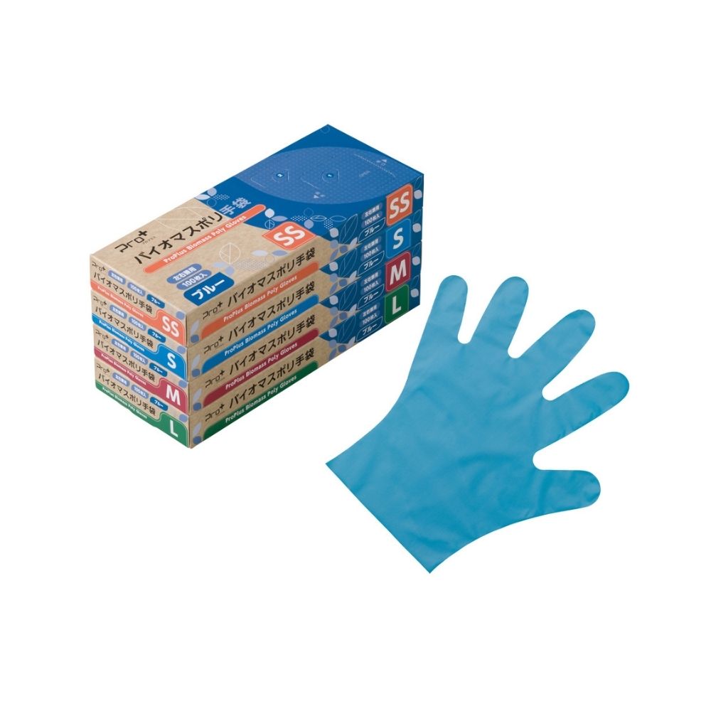 ご注意 ●この商品は、取り寄せ後の発送となります。通常5営業日以内に発送いたします。 ●この商品は、代引き不可・返品不可となりますので、ご了承ください。 特徴 業務用　ポリエチレン製手袋 ●植物由来のバイオマス原材料を10％含んだ外エンボス...