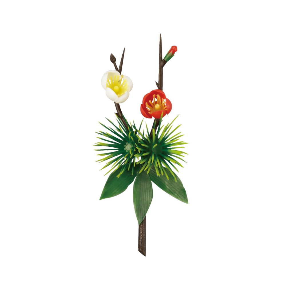 ご注意 ●この商品は、取り寄せ後の発送となります。通常5営業日以内に発送いたします。 ●この商品は、代引き不可・返品不可となりますので、ご了承ください。 特徴 業務用年末年始向け造花 ●年末年始向けデザインの造花です。 ●おせち料理などにい...