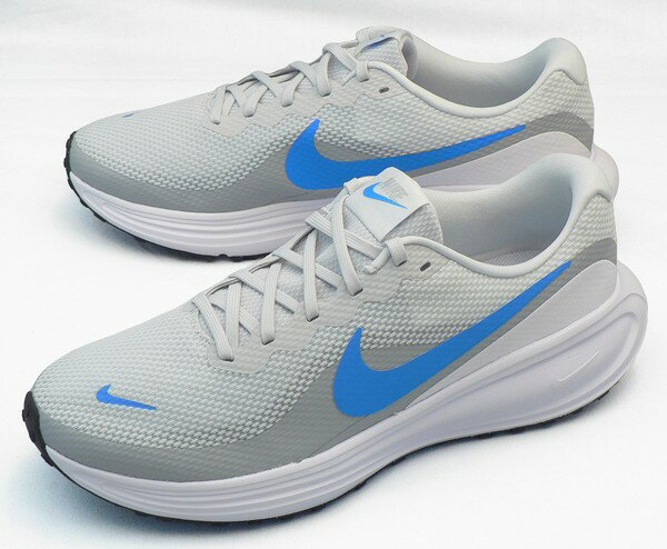 ☆☆　商品説明　☆☆ ◇商品名：ナイキ：レボリューション 8 ◇品　番：HJ9198 006 (REVOLUTION 8) ◇カラー：ピュアプラチナ×ブルーヒーロー ◇サイズ：29cm（US11） ◇ワイズ：表示なし ◇材質（アッパー）：合...