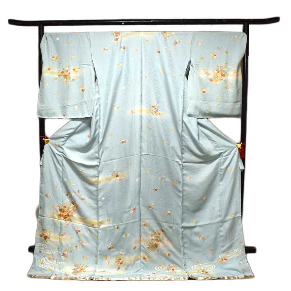 仮絵羽(未仕立て)の訪問着です。 身丈：約174cm 裄74cm 前巾25〜28cm 後巾30〜34cm 参考上代：480,000円 未使用品ですが当店の保管品になります。 小さく畳んでの発送となりますので、ご了承ください。 ★★★ 御仕立...