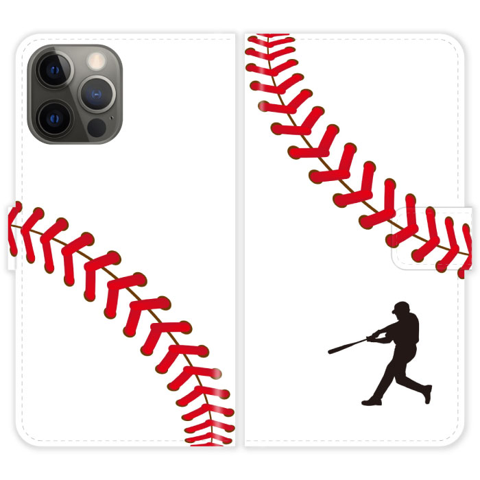 ご注文確定後2週間程度で発送価格は1個の価格です【対応機種】iPhone15 ProiPhone15 Pro docomo au softbank 対応、野球ボールのデザインがかっこいいダイアリータイプ 手帳型ケース高画質UV印刷で小さな文...