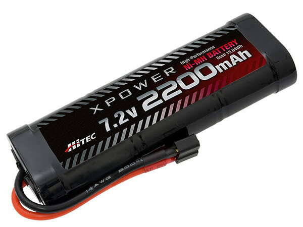 お支払い方法・送料・配送について予約販売商品についてHiTEC XPOWER Ni-MH 7.2V 2200mAh T型ディーンズコネクター R/C用バッテリー XP2200-ND-B・「XPOWER」Car用Ni-MHバッテリー・製品とパ...