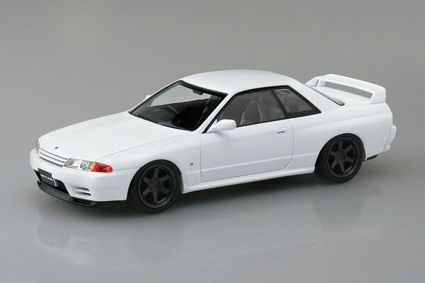 お支払い方法・送料・配送について予約販売商品についてアオシマ 1/32 楽プラ スナップキット No.14CU-CW ニッサン R32スカイラインGT-R カスタムホイール(クリスタルホワイト) プラモデルR32 GT-Rにカスタムホイール...