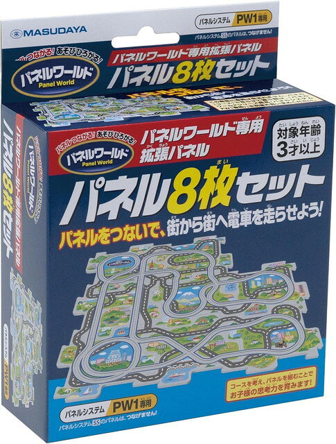 お支払い方法・送料・配送について予約販売商品についてパネルワールド 専用パネル パネル8枚セットパネルワールド専用の拡張パネルが登場。パネルワールドの遊びが広がります。■対象年齢：3歳以上■メーカー：増田屋コーポレーション(Masudaya...