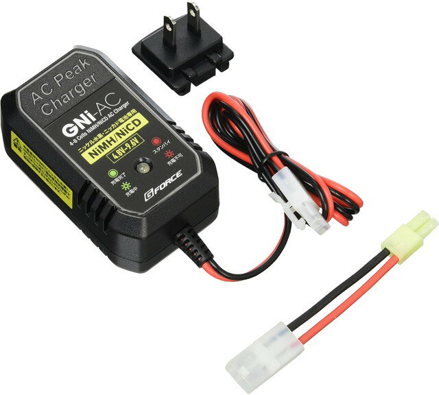 お支払い方法・送料・配送について予約販売商品についてジーフォース GNi AC Charger NiMH/Cd用 G0348 日本正規品 つなぐだけのカンタン操作！NiMH/NiCdバッテリー用AC充電器！・使い方カンタンつなぐだけの4〜8...
