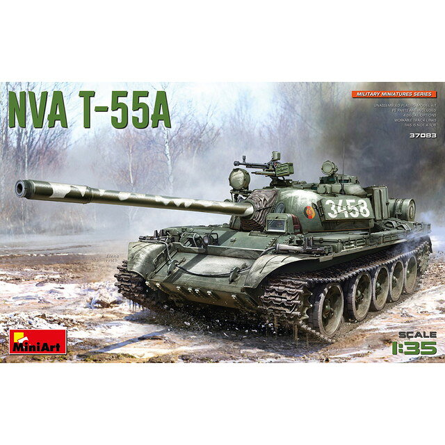 お支払い方法・送料・配送について予約販売商品についてミニアート 1/35 北ベトナム軍 T-55 A プラモデル IT6078 MA37083【商品について】1/35スケールで1960年代から70年代に北ベトナム軍が運用したT-55Aを再現...