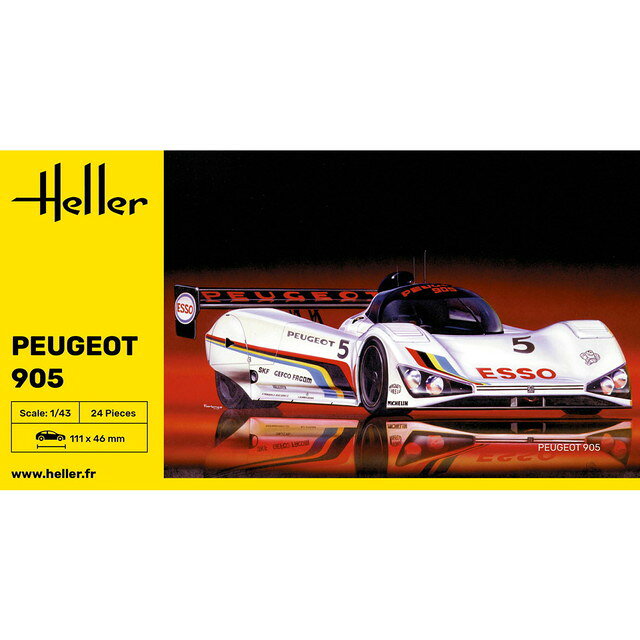 お支払い方法・送料・配送について予約販売商品についてエレール 1/43 プジョー 905 プラモデル HE80110【実車について】1991年から当時、F1で採用されていたエンジンと同じ3.5リッター自然吸気エンジンを使用することとなったグ...