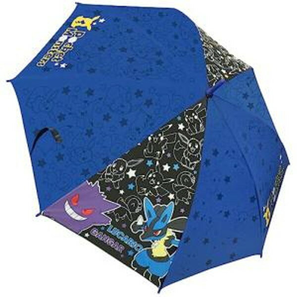 お支払い方法・送料・配送について予約販売商品についてポケットモンスター ブルー＆ブラック キッズ長傘 55cm ワンタッチ 8本骨 丈夫 キャラクター傘 子供用 通学 通園 雨傘 35202大人気「ポケットモンスター」デザインのキッズ用長傘...