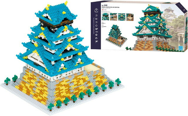 お支払い方法・送料・配送について予約販売商品についてナノブロック　nanoblock　大阪城デラックスエディション　【難易度5】　NB-049DXシリーズに「大阪城」が登場！2017年から有料入城者数“3年連続全国1位”のお城であり、情景シ...