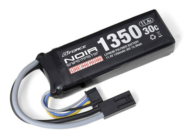 お支払い方法・送料・配送について予約販売商品についてNoir Snipe Master LiHV 11.4V 1350mAh 20C ミニS互換サイズ 電動ガン用充電式リポバッテリー GFG956LiPoならではのバツグンのキレとレスポンス...
