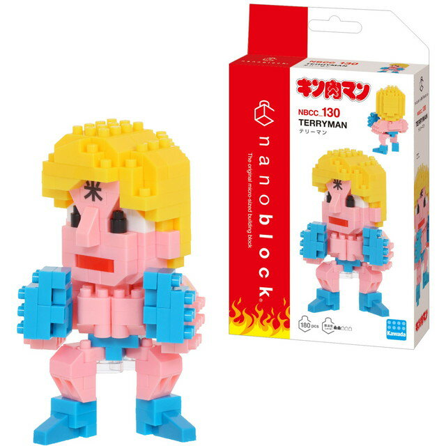 お支払い方法・送料・配送について予約販売商品についてナノブロック　nanoblock　キン肉マン テリーマン　【難易度2】　NBCC_130大人気アニメ「キン肉マン」からテリーマンが新登場！！ファイティングポーズをとっているテリーマンの姿を...