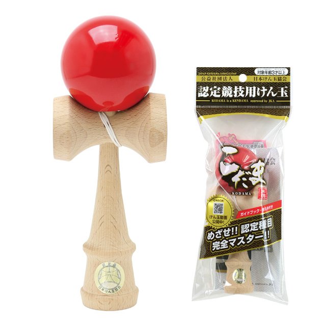 お支払い方法・送料・配送について予約販売商品について競技用けん玉 こだま　赤　R-4一技入魂！日本けん玉協会認定替え紐付属&基本の技の解説書付き■対象年齢：3才以上■パッケージサイズ：W125xH270xD60mm■メーカー：池田工業社(I...