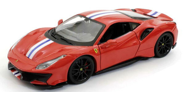 お支払い方法・送料・配送について予約販売商品についてBburago 1/24 フェラーリ 488 ピスタ Ferrari 488 Pista (レッド) 完成品ダイキャストミニカー 18-26026R1ブラーゴ(Bburago)より「フェラ...