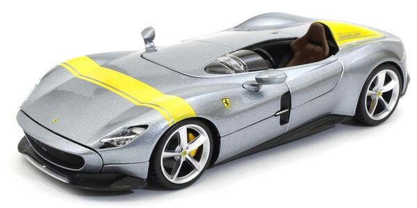 お支払い方法・送料・配送について予約販売商品についてBburago 1/24 フェラーリ モンツァ SP1 Ferrari Monza SP1 (シルバー) 完成品ダイキャストミニカー 18-26027S1ブラーゴ(Bburago)より「フ...