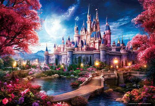 お支払い方法・送料・配送について予約販売商品についてジグソーパズル 500スモールピース アレキサンダー 月に輝く庭 38x26cm 500S-018月の光で輝く花が、庭を香りで包み穏やかな安らぎをもたらす世界。■ピース数：500スモールピ...