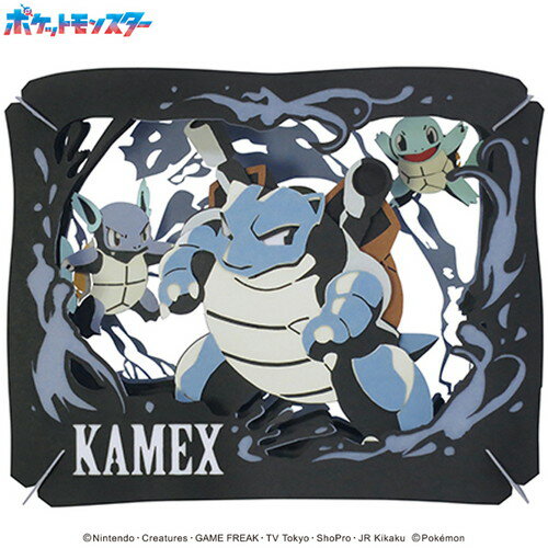 お支払い方法・送料・配送について予約販売商品についてペーパーシアター ポケットモンスター KAMEX カメックス PT-023ペーパーシアターは登場するキャラクターの印象的な名場面を、レーザーで精密にカットされた紙を重ね合わせて作り上げるペ...