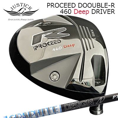 プロシード ダブルアール 460 ディープ ドライバーGRAPHITEDESIGN TOUR AD PTHEAD 食いつく打感＆ロースピン性能4640ccのディープフェース＋カーボンクラウンボディーにより会得したロースピン性能と食いつく打感...