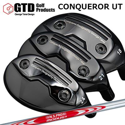 GTD コンクワーラー ユーティリティ UW/UT/ITN.S.PRO MODUS3 TOUR110HEADGTD Conqueror UD/UT/ITは、フェアウェイウッドからアイアンまでを同じ流れでつなぎ、縦距離の安定感を高めるために生...