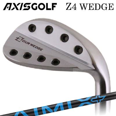 AXISGOLF Z4 WEDGEDesign Tuning AIMIX PLUSHEAD極限まで追求したやさしさ！ハイバウンスウェッジの、芝に刺さりにくくダフりにくい性能はプレイヤーの安心感を導きます。オートマチックな操作性と高スピン性能...