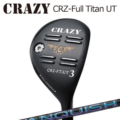 CRAZY CRZFull Titan UTVANQUISH HYBRIDHEADクレイジーがずっと力を入れてきたフルチタンヘッドラインナップについにUTが誕生。チタン特有の打感のやわらかさ、スピン量が多くやさしく球を上げることが出来ます。...
