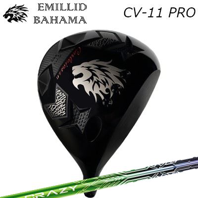 EMILLID BAHAMA CARLVINSON CV11 PRO DRIVERCRAZY LEVHEADCV8が更に進化した後継モデル、CV8の飛距離性能を継承しつつ、ディープフェースに設計しました。CV8に比べ、掴まりがアップ、高弾道...