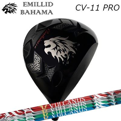 EMILLID BAHAMA CARLVINSON CV11 PRO DRIVERNippon Shaft VULCANUSHEADCV8が更に進化した後継モデル、CV8の飛距離性能を継承しつつ、ディープフェースに設計しました。CV8に比べ...