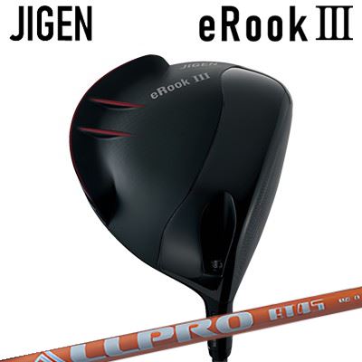 JIGEN GOLF eROOK III DRIVERNGS ALL PRO ATHEAD5ピース構造「フェース」、「新素材フロントボディ」、「フルカーボン軽量ボディ」、「蹄鉄型バックウェイト」、「ウェイトスクリュー」の5ピース構造により、...