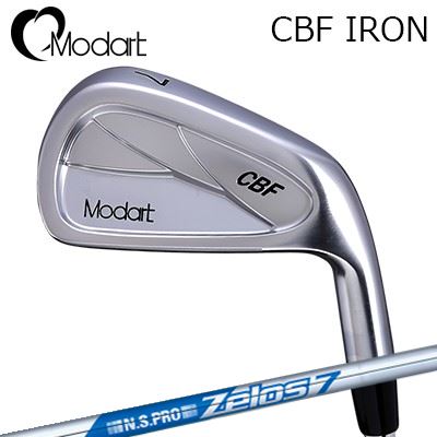 Modart CBF IRONN.S.PRO ZELOS7HEADウェーブキャビティ構造による高い寛容性モダート CBFアイアンは、バックフェースに波をイメージした「ウェーブキャビティ」構造を採用し、重心を低くするとともにヒール側に重量を配...