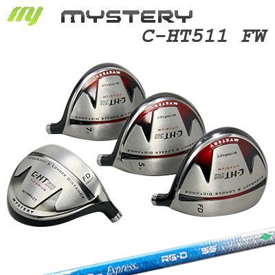 The Mystery C-HT511 FAIRWAY WOODCOMPOSIT TECHNO Fire Express RG-DHEADシャープに振り抜ける　フェアウェイウッドヘッドオーソドックスにして やや小ぶりでシャープなフォルムが鋭...