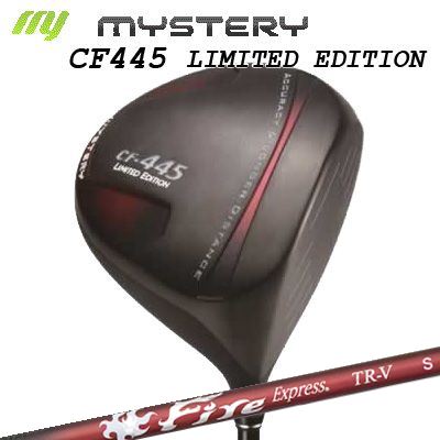 The Mystery CF-445 Limited Edition DRIVER ［高反発モデル］COMPOSIT TECHNO Fire Express TR-VHEAD飛距離を満たす前重心・低重心の 中高弾道・低スピンモデルDAT55...