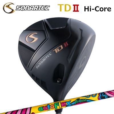 ソナテック TD2 高反発 ドライバーオートフレックスシャフト フレックスワン ドライバー用HEADボディに6-4チタン、フェースには飛距離性能の高いSP700を使用し高初速低スピンを実現。ソールの重心角延長線上にウェイトビスを装着し、1....