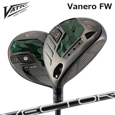 Vatic Golf Vanero Fairway WoodDesign Tuning VECTOR GRIDHEAD操作しやすいヘッド形状で、スピンを抑えた力強い弾道へ。距離が残ったセカンドでも、グリーンを「狙いにいく」ための飛び系FWで...