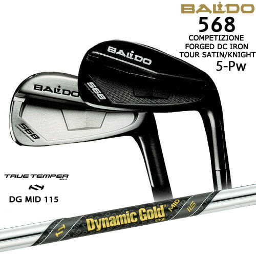 【OVDゴルフカスタムクラブ】 【BALDO_GOLF/バルドゴルフ】 【ヘッド】 バルド 568 DCアイアン 5本set(6-Pw) 2023年 【素材製法】 ボディー：S20C鍛鉄鍛造 フェース：CNC MILLING+レーザーミーリ...