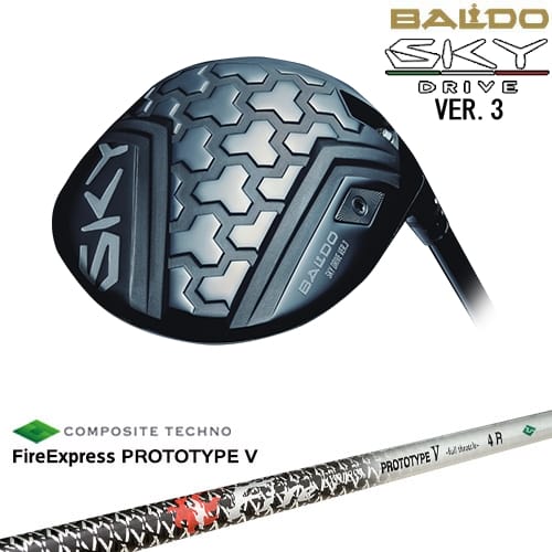 【OVDゴルフカスタムクラブ】 【BALDO_GOLF/バルドゴルフ】 THE SKY IS THE LIMIT ボールに威力を加える毘沙門レリーフ、あなたは、まだまだ飛ばせる。 【ヘッド】 BALDO SKY DRIVE VER.3 DR...
