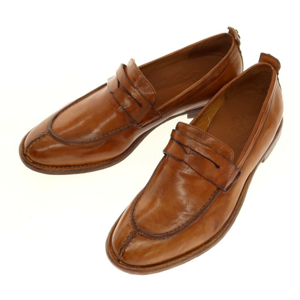 ■コンディション Nランク 【新品】アンティーク加工品になります。革製品特有の元々の小傷や色ムラ等がございます。 ■サイズ サイズ表記40（商品に記載されている表記）参考サイズ25cmアウトソール全長29cmアウトソール最大幅10.5cmヒ...