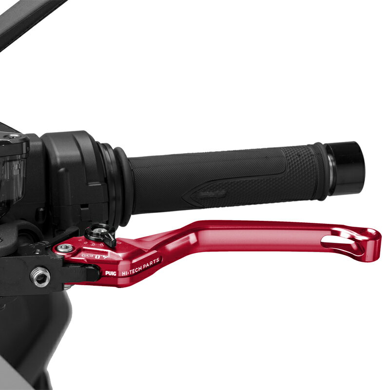 PUIG HI-TECHシリーズ ブレーキレバー/クラッチレバーが Ver.4.0となり さらに進化致しました。 ラインナップ全4種（全長調整/可倒タイプ、可倒タイプ、標準タイプ、ショートタイプ）を、それぞれ最新バージョンとしてアップデート...