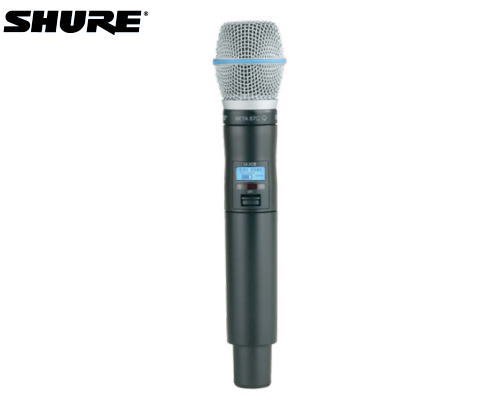 【Shure】ULXD2/B87C-JB 新次元のデジタルワイヤレス&nbsp;ULX-D&nbsp;Wireless用ハンドヘルド型送信機&nbsp;BETA87Cヘッド ■ULX用ハンドヘルド型送信機 ■対応周波数　B型 ■音質に定評あ...