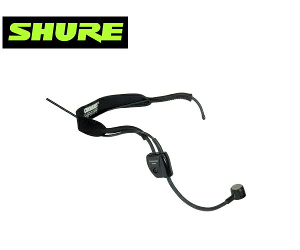 【Shure】WH20TQG 快適にフィットし、自由なパフォーマンスを提供 ■ワイヤレス&nbsp;ボディパック型送信機用ヘッドウォーン・マイクロホン ■装着感のよい軽量設計。ヘッドバンドとグースネックを自由に調整でき、最適なマイクポジショ...