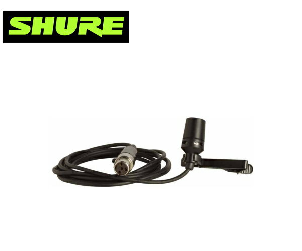 【Shure】CVL-B/C-TQG 高い耐久性と妥協のない音質を実現したラべリア・マイクロホン ■50Hz～20kHzの広範な周波数特性と最大139dBの入力レベルを獲得し、レンジの広い音圧も明瞭に収音。 ■耐久性能を磨き上げ、過酷な屋外...