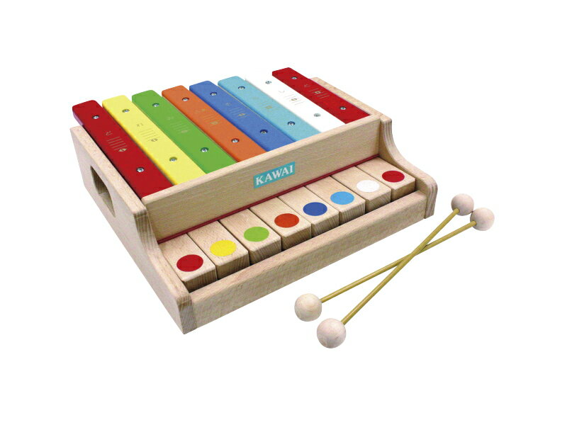 木の鍵盤を指で叩くと木琴を打鍵するシロホンピアノです。 ■8鍵 ■寸法：W273&nbsp;x&nbsp;D287&nbsp;x&nbsp;H89mm ■ケース（ムク/ブナ）、音板（ポプラ）、鍵盤（ブナ） ■重量：1.6kg ■付属品：両頭...