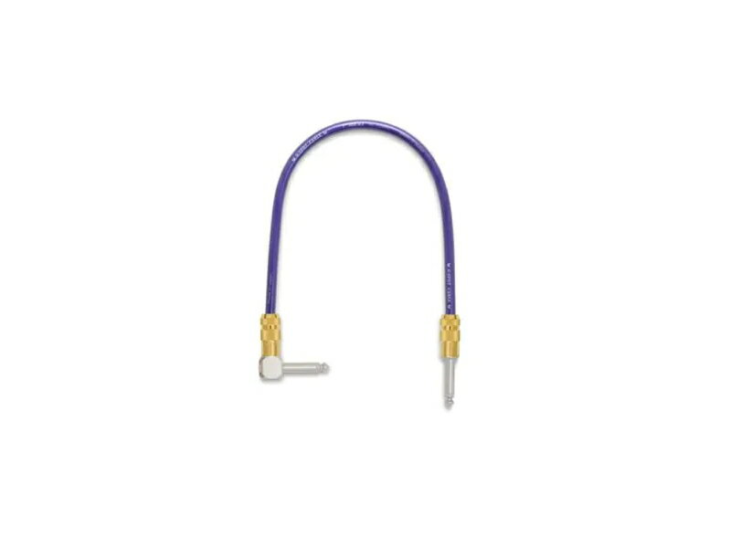 ギター専用ケーブル“G-SPOT&nbsp;CABLE” L-S&nbsp;(L型フォンプラグ&nbsp;-&nbsp;ストレートフォンプラグ)　0.3m&nbsp;(30cm) 　 「G-SPOT&nbsp;CABLE」はギタリストの高い...