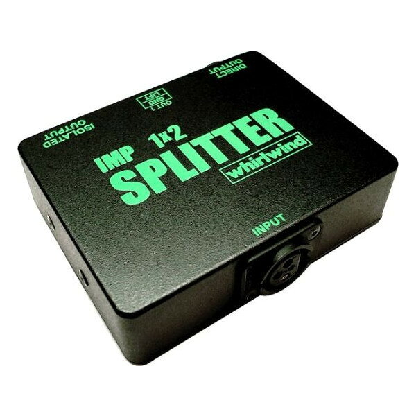 IMP SPLITTER 1x21IN 2OUT（1×Dir Out,1×Iso Out）マイクレベルスプリッター入力されたローインピーダンスマイク入力信号を1つのダイレクト出力と1つのトランス出力に分配します。それぞれのトランス出力にはグ...