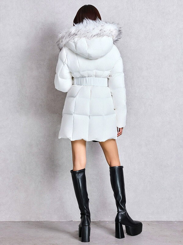 GYDA ジェイダ ダウン ジャケット レディース GYGY ベルト付き ロング ダウンコート 白 黒 おしゃれ かわいい シンプル きれいめ ロングコート 定番 人気 ブラック ホワイト ...