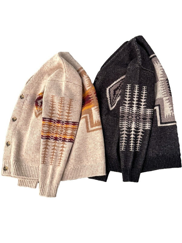 PENDLETON ペンドルトン カーディガン ウール 100% ハーディング柄